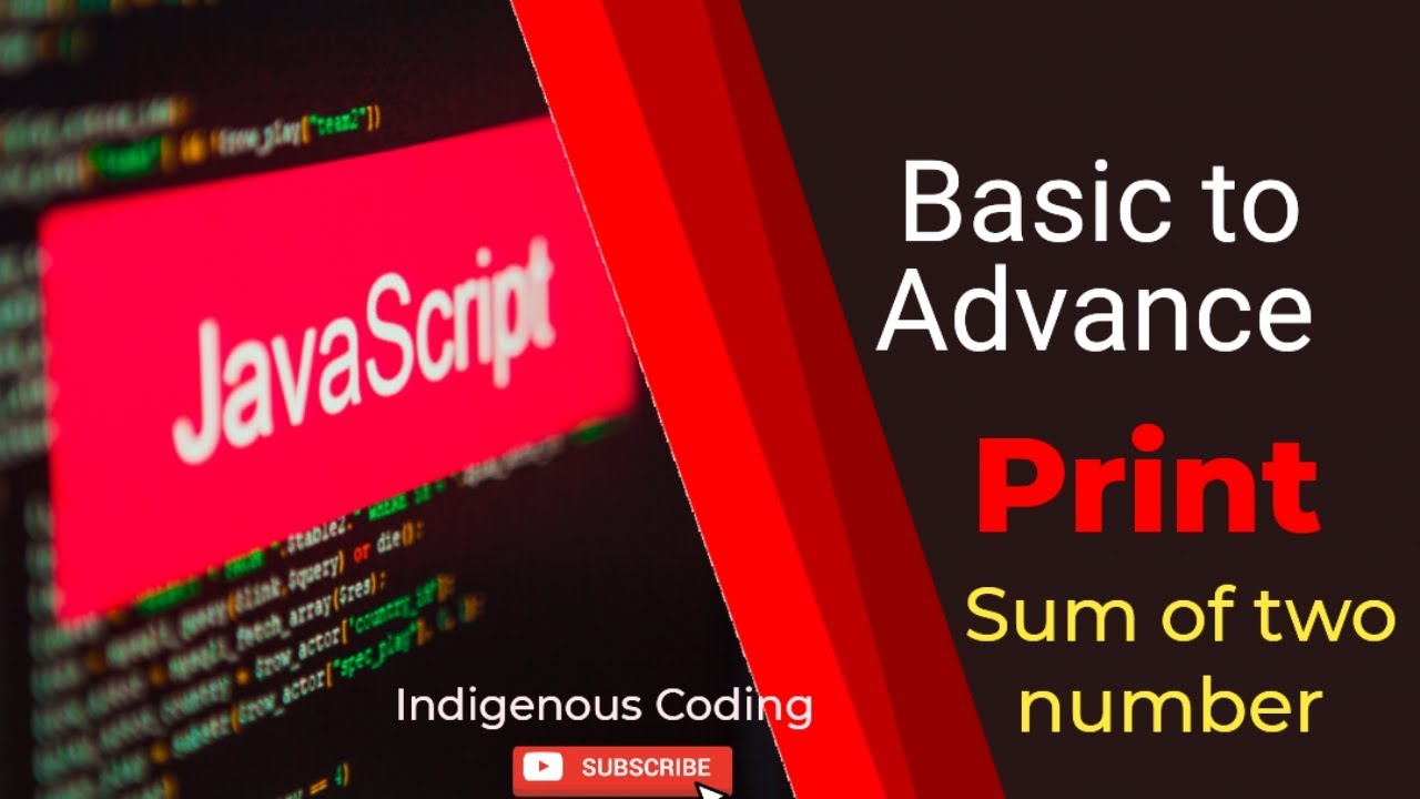 🔥 How to Find the Sum of Two Numbers in JavaScript | Beginner-Friendly Tutorial | #codilogy