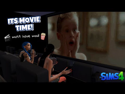 Watch ANY Genre of Movies with this AMAZING MOD! | Its Movie Time! | The Sims 4 Mods