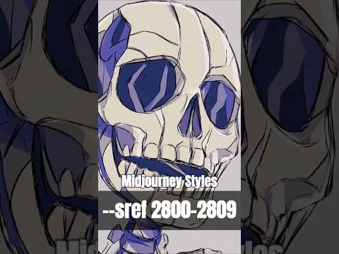 MidJourney Style Reference Codes (sref) 2800-2809: Unlock 10 Unique AI Art Styles #Midjourney #sref