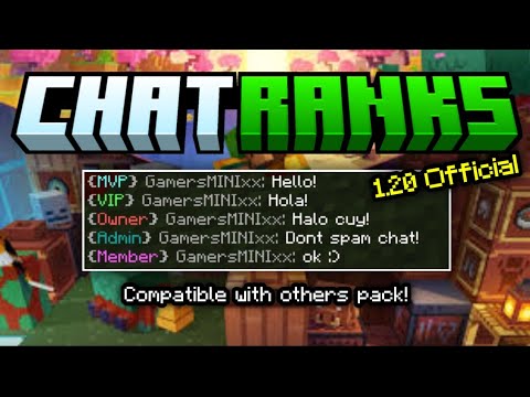 Chat Ranks Addons | Minecraft Bedrock 1.20