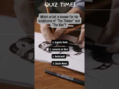 The Thinker Sculptor? #shorts #dailyquiz #subscribe