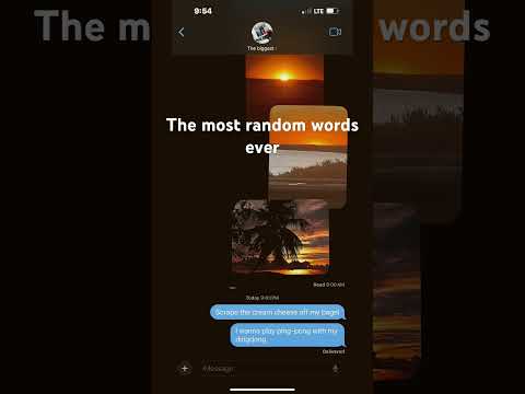 The most random words ever