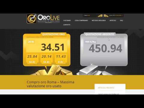 Quotazione oro usato oggi - Dove vedere la quotazione dell'oro in tempo reale?
