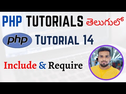 Learn PHP Tutorials in Telugu Lesson 14 Include and Require Statements - Mind Luster