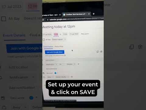 How to create calendar event from Gmail?