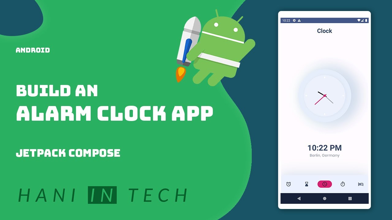 Building an Alarm Clock App with Jetpack Compose - Android Studio Tutorial