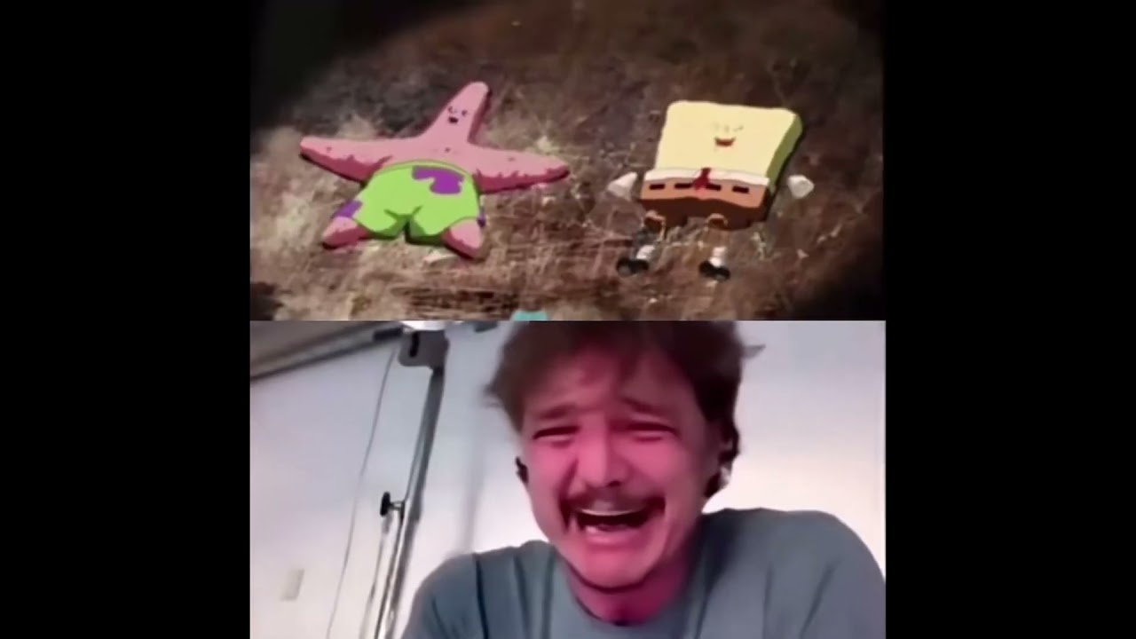 Pedro Pascal crying meme || SpongeBob sad ending 😔 #shorts #anime #edit #meme #sad #goat #fyp