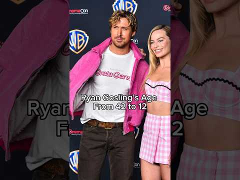 Ryan Gosling’s Age from 42 to 12 😮💨 #shorts #ryangosling #nostalgia #thenvsnow #celebrity #age