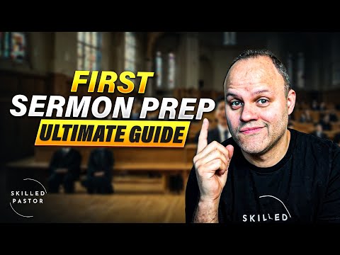 How to preach for the first time - Simple Method 2024-2025