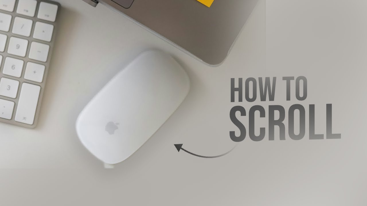 How to Scroll with Magic Mouse 2 (tutorial)