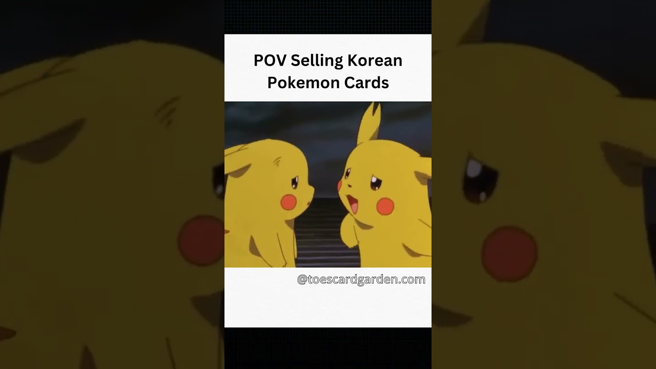 anyone want to buy Korean cards? 🥺 #tcg #pkmntcg #pokemon #pokemoncards
