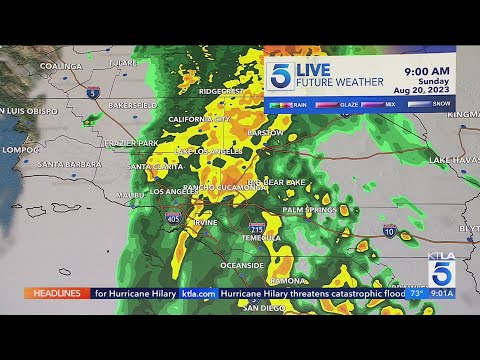 Tropical Storm Hilary makes landfall in Southern California