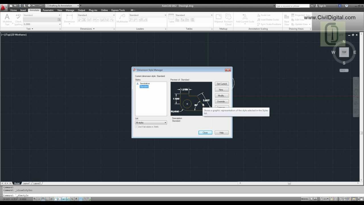AutoCAD 2012 Essentials - Part 1A : The AutoCAD Interface