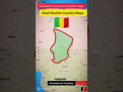 Chad Muslim Country Maps #islam #maps #chad #shotr #location #video #allahuakbar #allahu