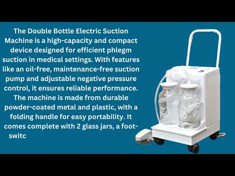 Foot Operated Suction Unit - Medical Pedal Suction Machine Latest Price ...