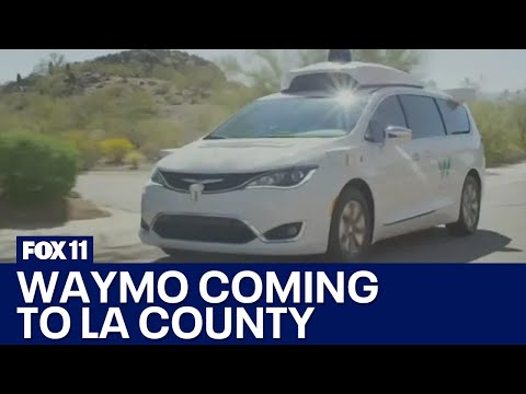 Waymo driverless taxis coming to Los Angeles County