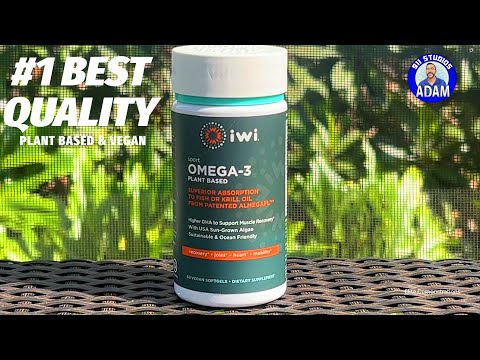 Iwi Life Omega-3 Sport - 60 Softgels Algae Oil Blend of Vegan Omega 3 Supplement