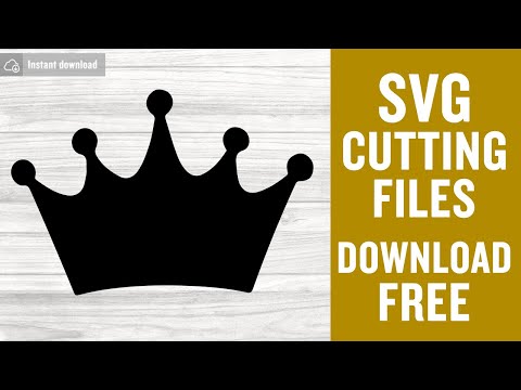 Crown Cutting Svg Free Cut File for Cricut