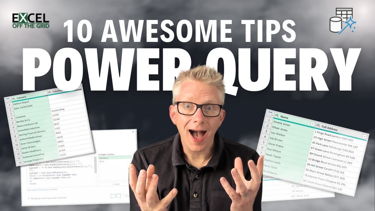 Top 10 Power Query Tips for Excel Mastery 2024