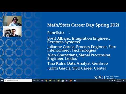 SJSU Math/Stats Career Day 2021