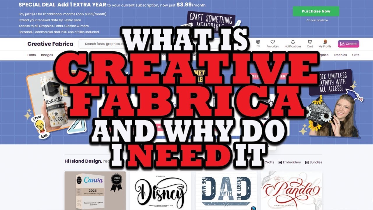 All about Creative Fabrica and why you should get it