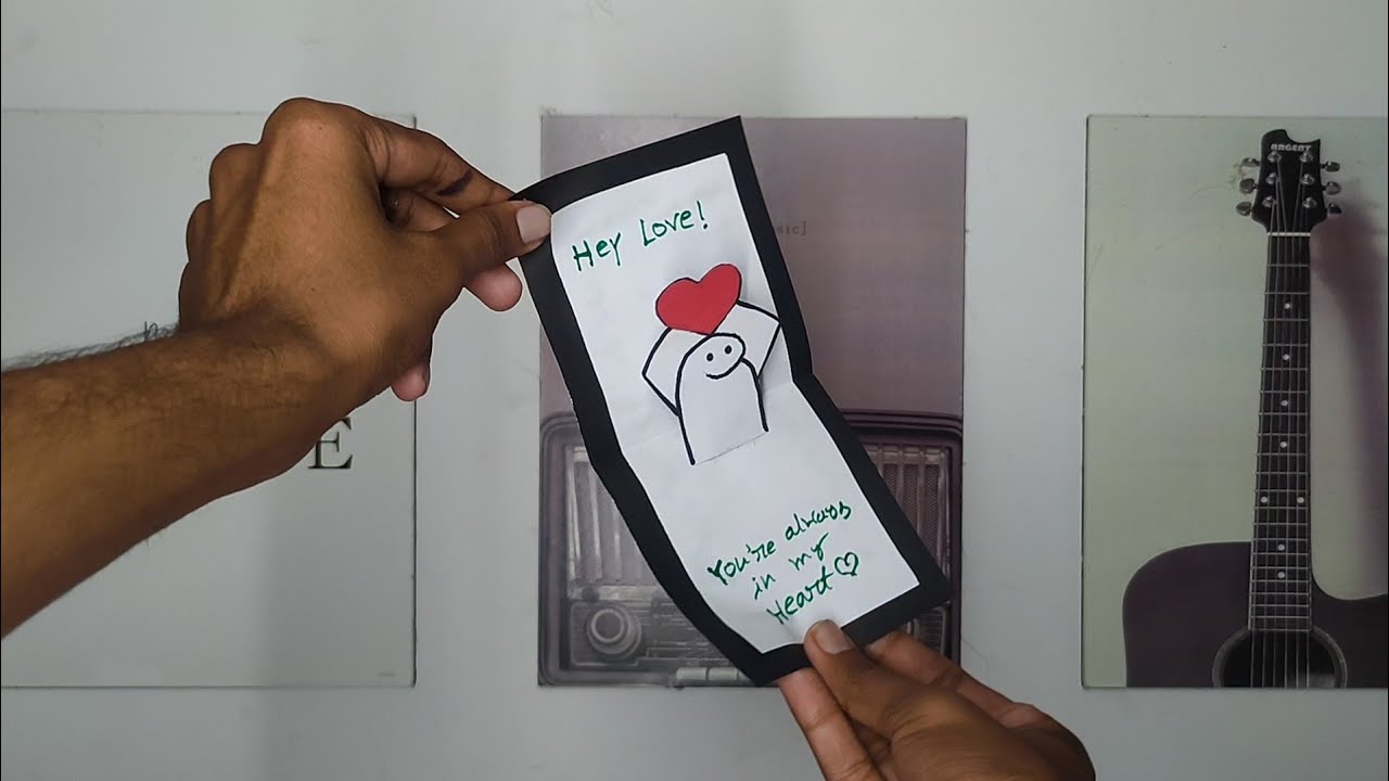 DIY Pop-Up LOVE CARD for Valentine in Minutes! Crafty Science Studio