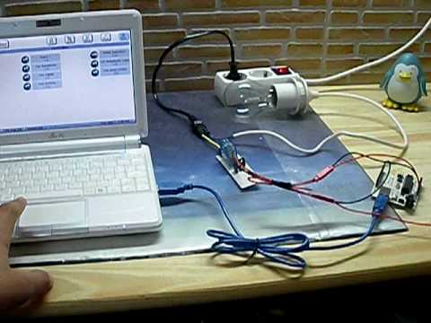 Demostración del control de luces reales | Opendomotica = X10 ...