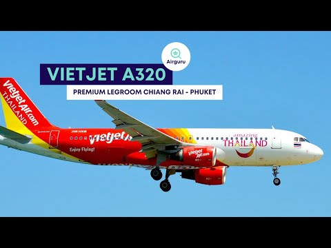 VietJet Premium Seats A320 Review: Chiang Rai - Phuket