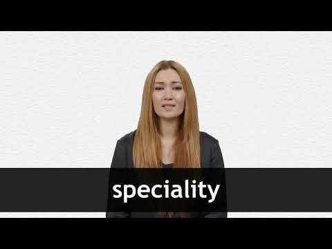 SPECIALITY definition and meaning | Collins English Dictionary