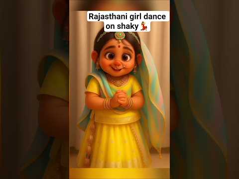 Rajasthani girl dance on shaky💃#dance #dancevideo #ai #aivideo #rajasthan #youtube #shorts #shaky