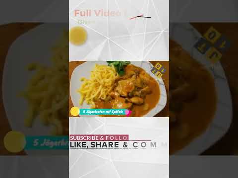 Jager Braten Mit Spaetzle | German