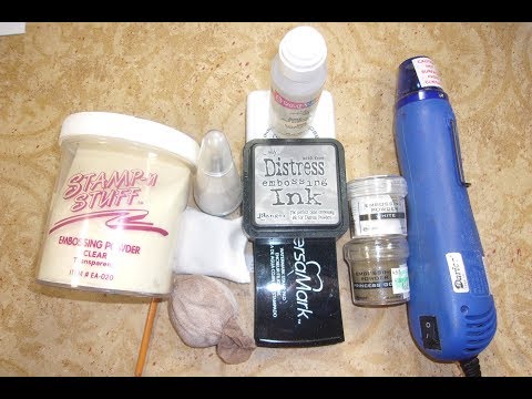 A Beginner’s Guide to Heat Embossing – CraftingForAlmostEveryone.com