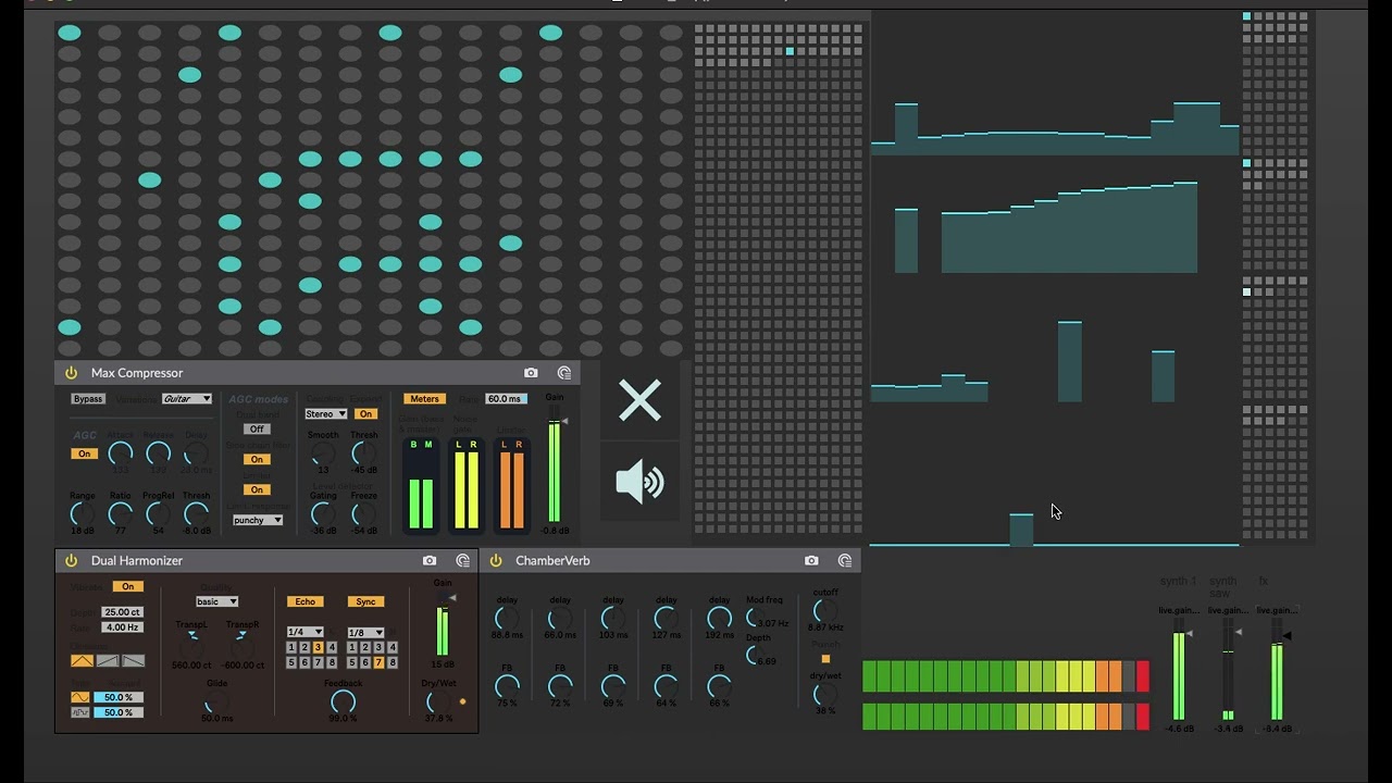 drum machineV2 Max MSP
