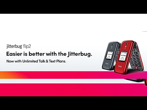 Jitterbug Flip2 Cell Phone for Seniors Red | Check description | Shop with me