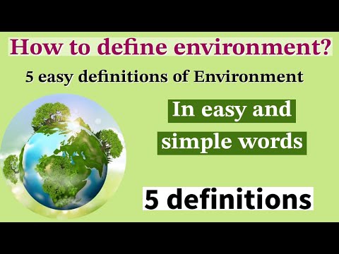 5 easy definitions of environment / definition of environment / #trendingvideo