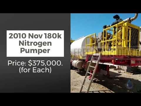 2010 Nov 180k Nitrogen Pumper in Like New Condition – Oilfield ...