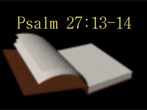 Psalm 27:13-14 -- Readings from the Holy Bible