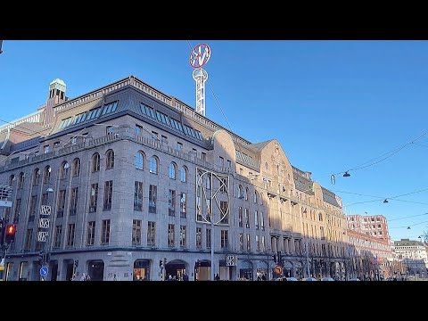 Sweden, Stockholm exploring: NK(Nordiska Kompaniet)/The most renowned Swedish Department Store.