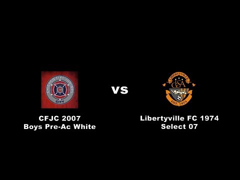 CFJC 2007 Boys Pre-Ac White vs Libertyville FC 1974 Select 07