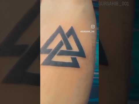 Three triangle tattoo🔥#tattoo #tattooartist