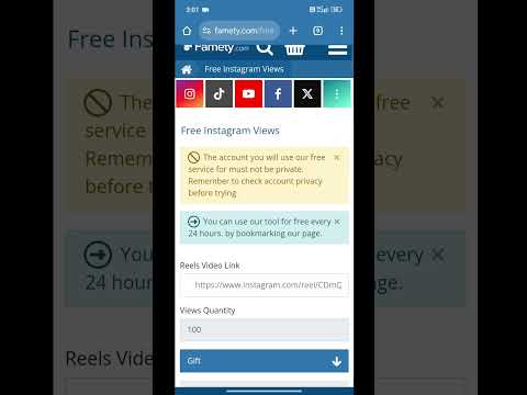Free & Auto Website 😱| Free Reels Views On Instagram | Instagram Reels Views Kaise Badhaye