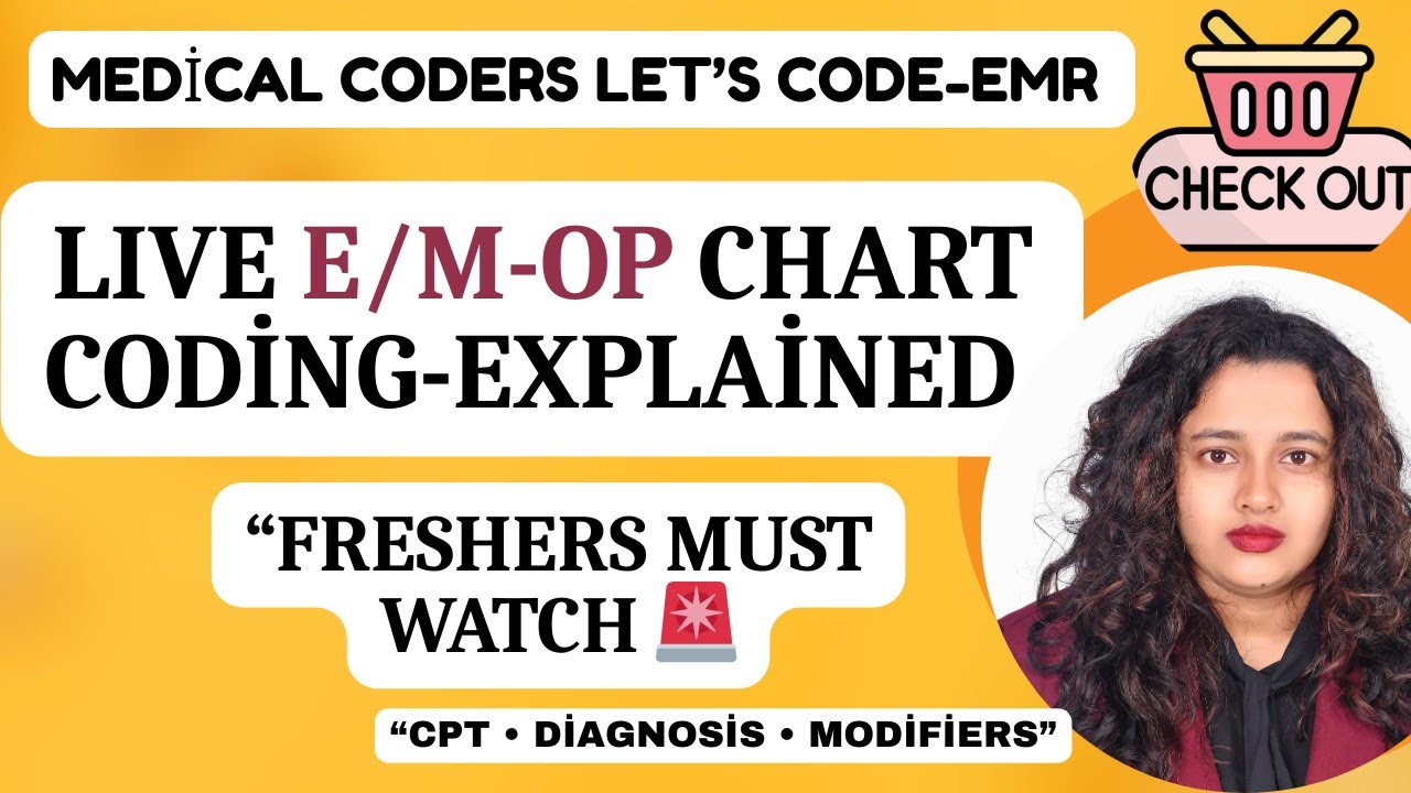 How to Code E/M Charts|| LIVE Outpatient & Urgent Care E/M Coding Demo  Real World Medical Coding