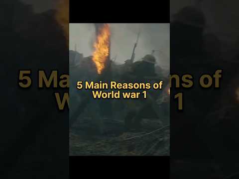 The 5 main reasons for World War 1.#ww1 #worldwar1 #history #education #germany #russia #uk #france