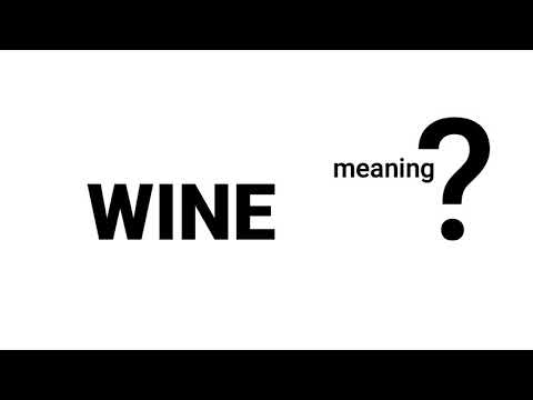 Wine Meaning Definition | EWM-English Word Meaning