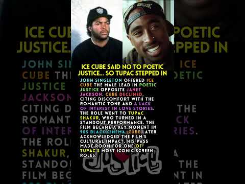 Ice Cube Said No To Tupacβs Role in Poetic Justice Over This Scene