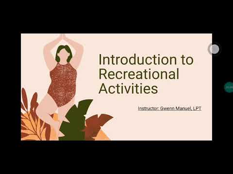 PE&Health4- Introduction to Recreational Activity
