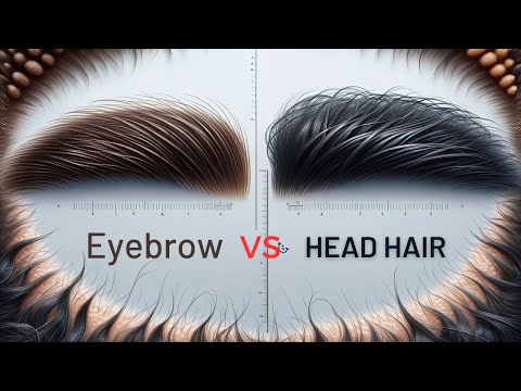 Eyebrow vs. Head Hair: Surprising Differences Revealed!