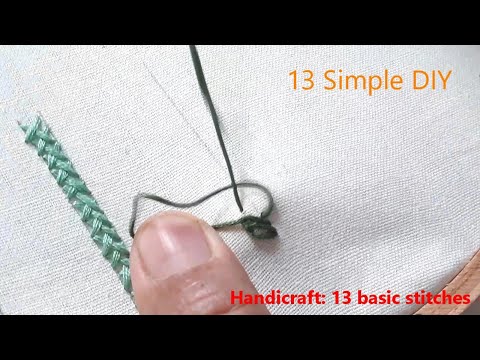 Handicraft Basic 13 stitches : DIY