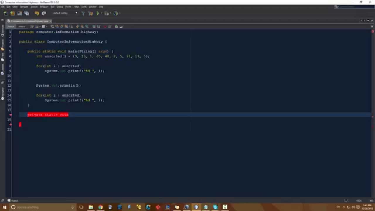 Java Programming Tutorial 37: Bubble Sort Implementation