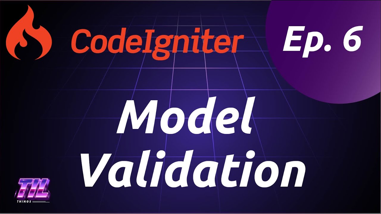Learning Codeigniter - Model Validation